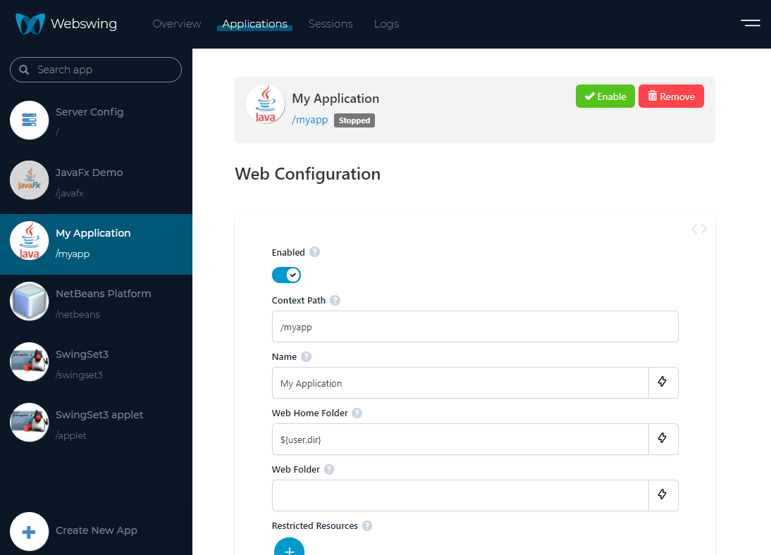  Webswing